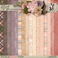 Flirt: Patterned Papers by Fayette Designs