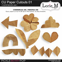 CU Paper Cutouts 01 BY LorieM Designs