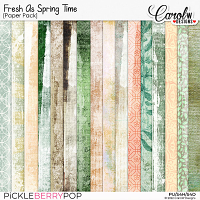 Fresh As Spring Time-Paper Pack by CarolW Designs