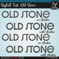 Stylish Text: Old Stone by Jen Yurko
