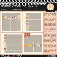 Foundations: Words #28 by Fayette Designs