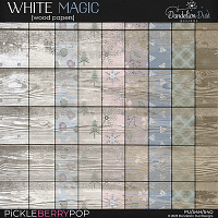 White Magic: Wood Papers by Dandelion Dust Designs