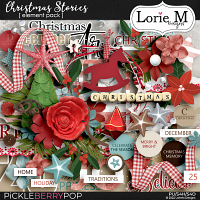 Christmas Stories Element Pack by LorieM Designs