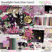 Moonlight Oasis Collection by Heartstrings Scrap Art