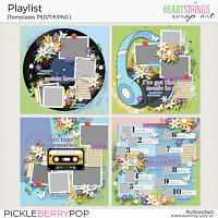 Playlist Templates by Heartstrings Scrap Art