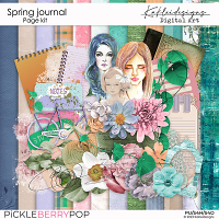 Spring Journal Page kit by Kakleidesigns