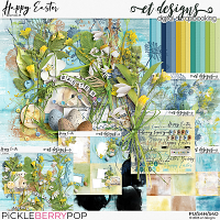 Happy Easter Digital Scrapbooking Bundle by et designs