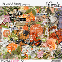 The Joy Of Finding-Page Kit by CarolW Designs