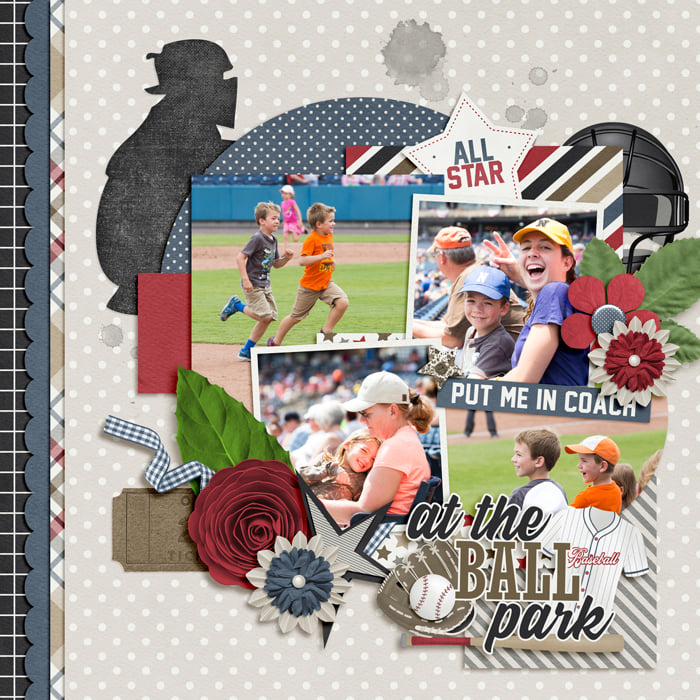 Batter Up Kit by Blue Heart Scraps
