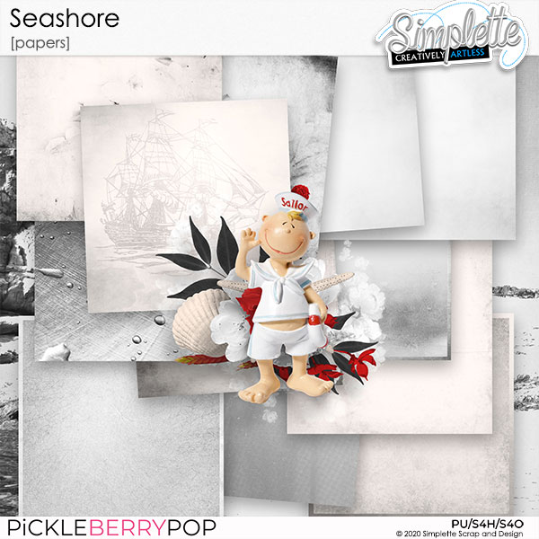 Seashore (papers) by Simplette