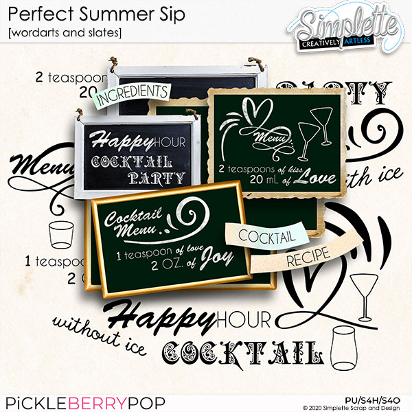 Perfect Summer Sip (wordarts and slates) by Simplette