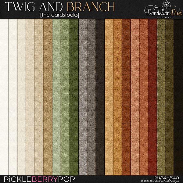 Twig and Branch: Cardstocks by Dandelion Dust Designs